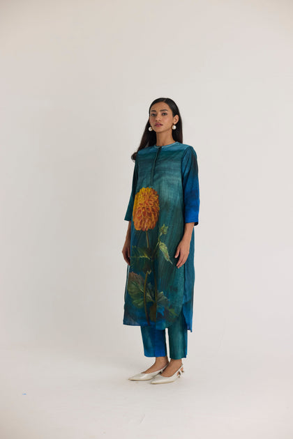 DILLY DALLY LONG KURTA SET – Story Of India