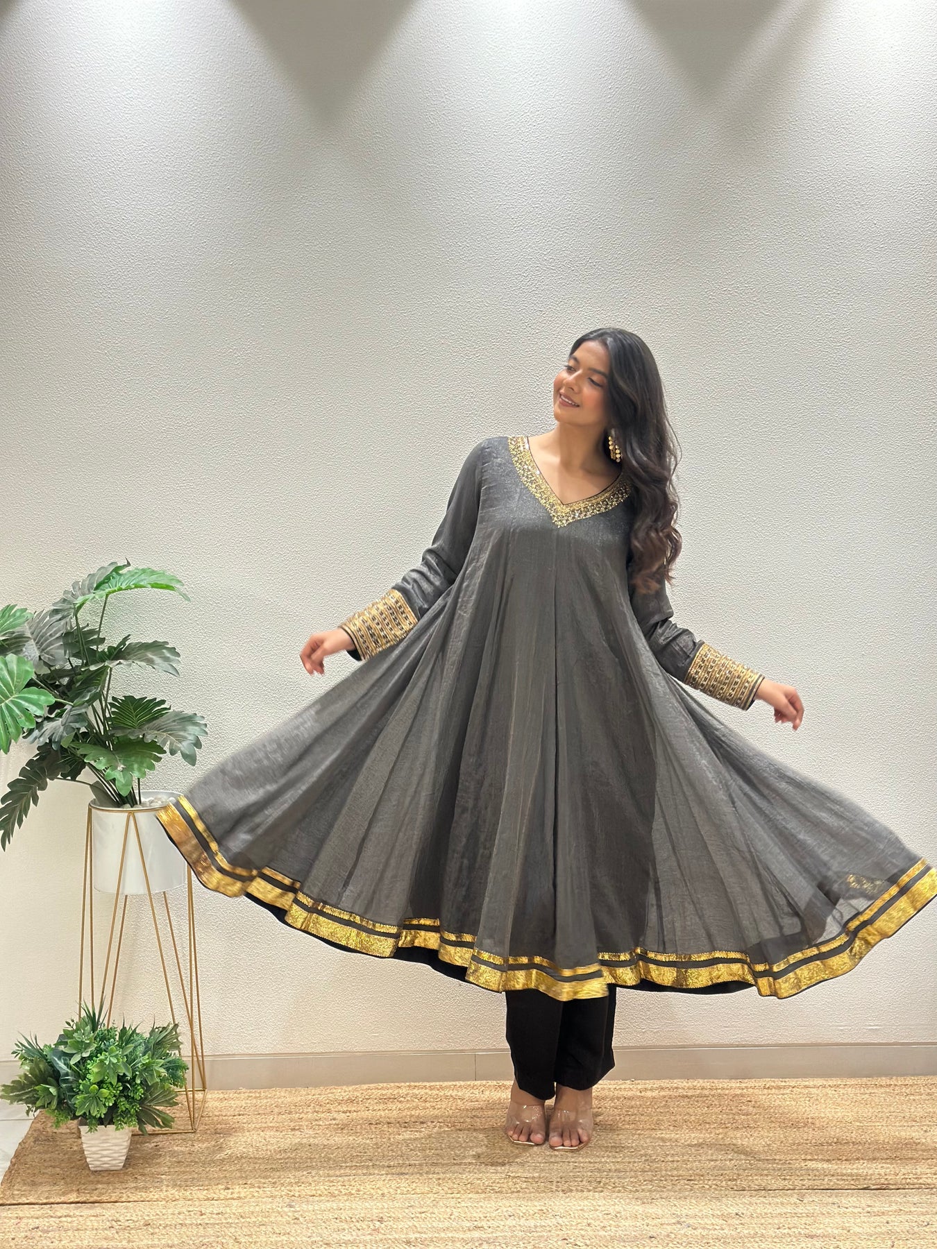 SIYAHI Arnarkali Set – Story Of India
