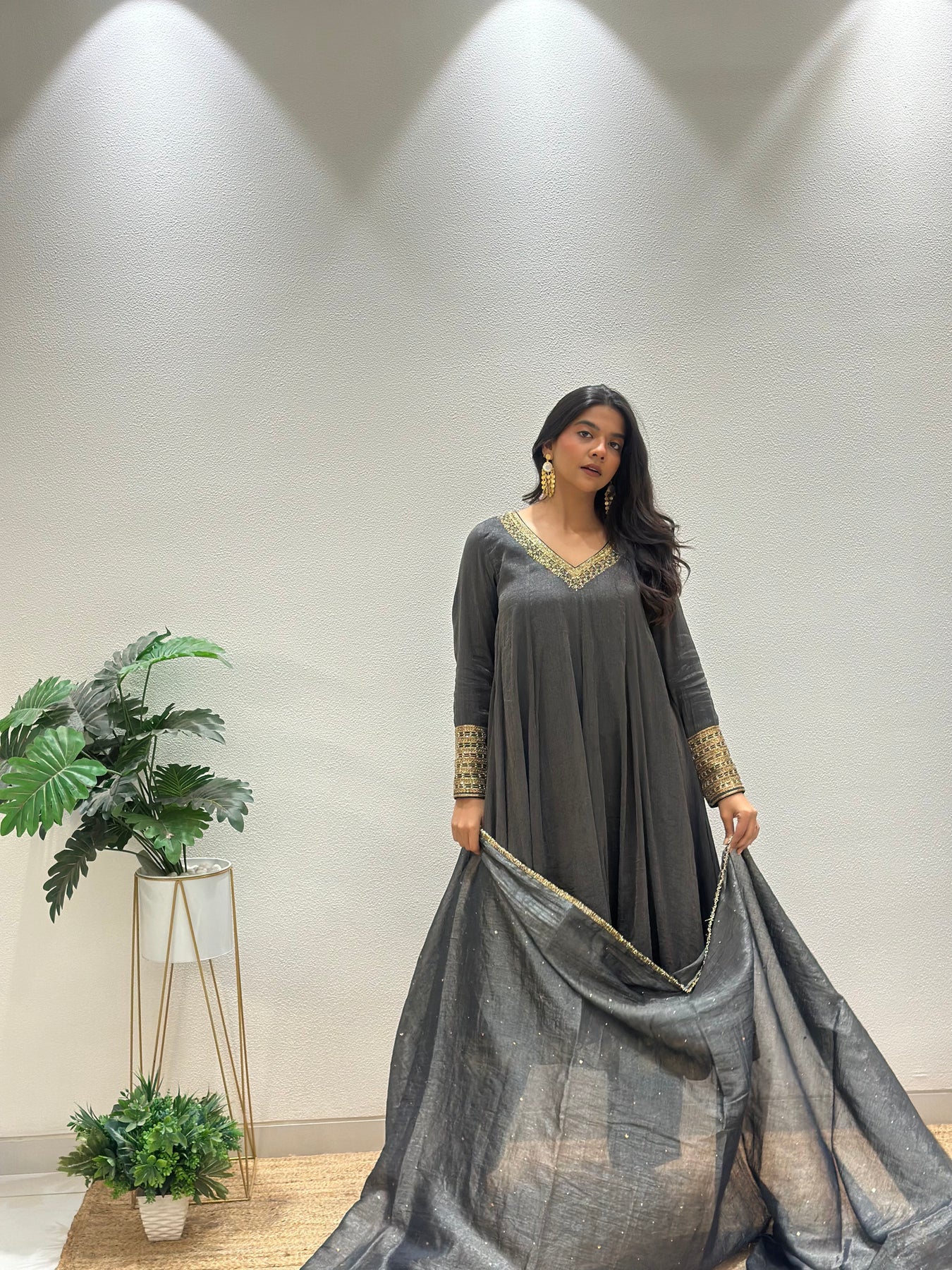 SIYAHI Arnarkali Set – Story Of India